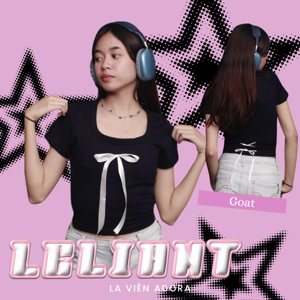 Jual LE:LIANT crop tee BLUE ( ALL SIZE ) | Shopee Indonesia