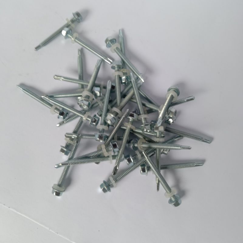 Jual drilling spandek 6cm 100pcs/skrup atap spandex | Shopee Indonesia