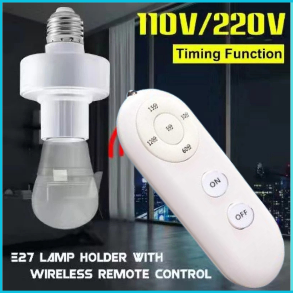 Jual COD Cepat JETTING Fitting Lampu Bohlam 50W E27 with Remote ...