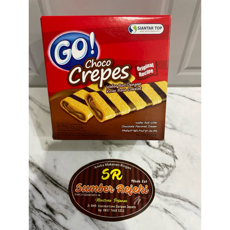 Jual GO CHOCO CREPES ISI 24 PACKS | Shopee Indonesia