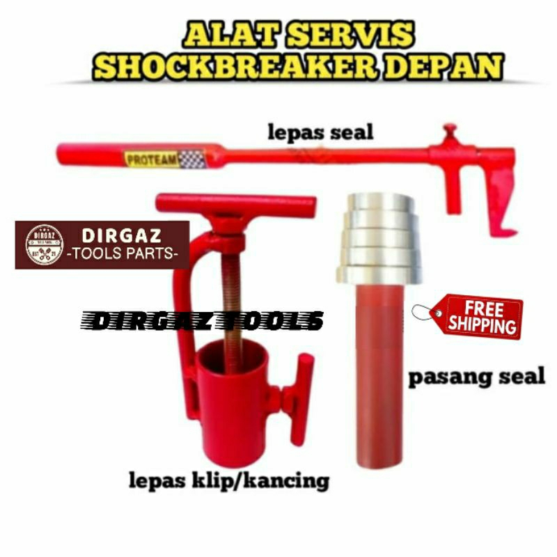 Jual Paket Murah alat servis shockbreaker depan motor treker shock depan treker buka lepas seal ...