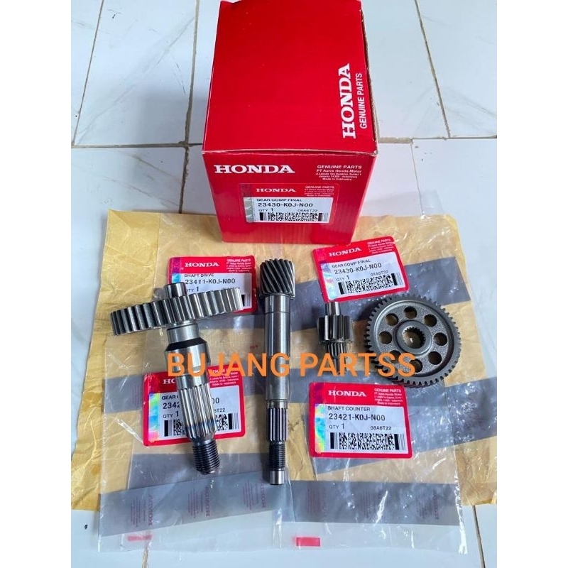 Jual GIGI RASIO SET KOMPLIT HONDA GENIO BEAT DELUXE BEAT STREET SCOOPY ...