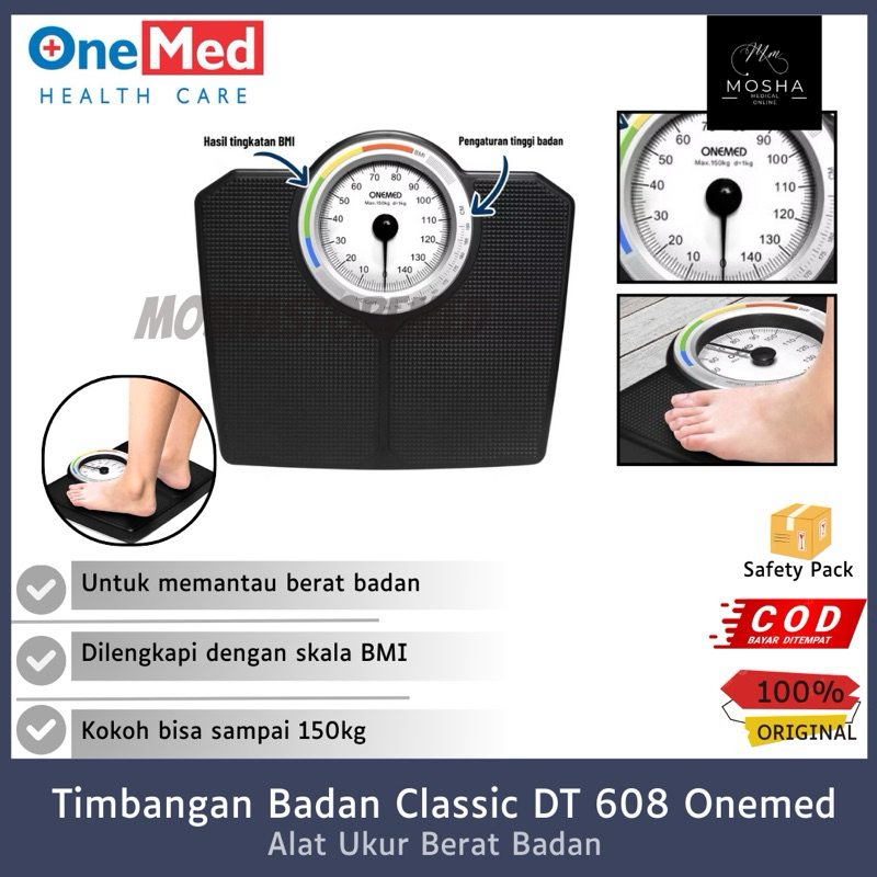 Jual ONEMED-Timbangan Badan BMI Classic DT 608 | Shopee Indonesia