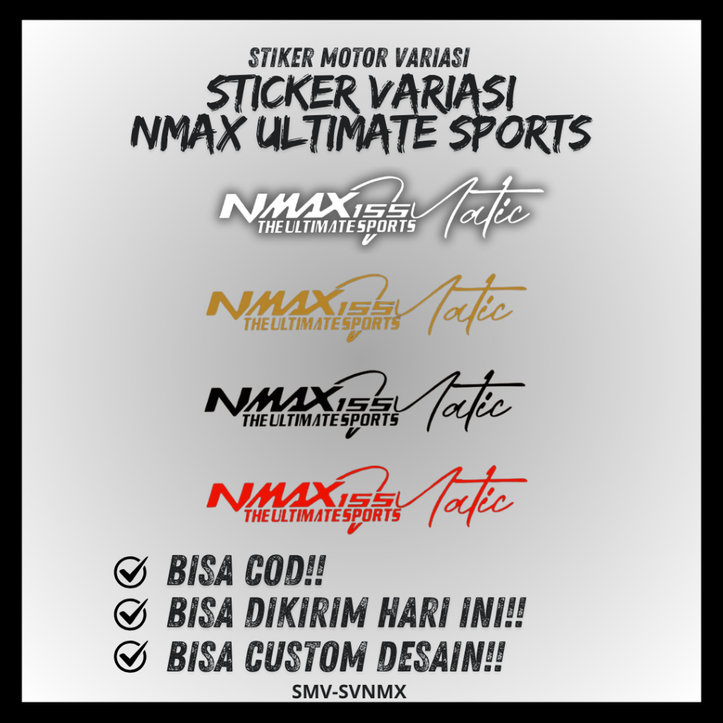Jual STIKER NMAX ULTIMATE MATIC STICKER NMAX SPORT MATIC | Shopee Indonesia