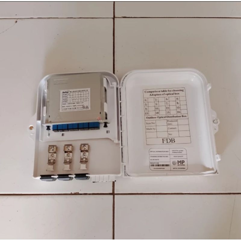 Jual Odp 8 Core include Splitter box 1:8 Sc Upc | Shopee Indonesia