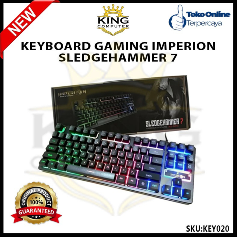 Jual KEYBOARD GAMING IMPERION SLEDGEHAMMER7 RGB | Shopee Indonesia