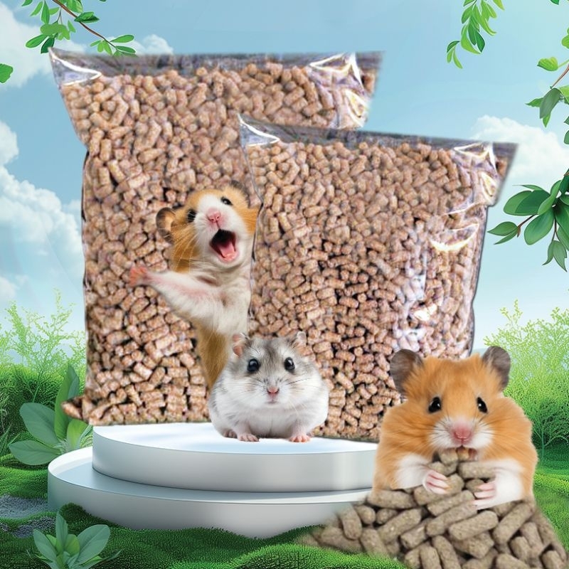 Jual PELLET HAMSTER 1 KG - Pellet Pelet Poer Voer Hamster Makanan ...