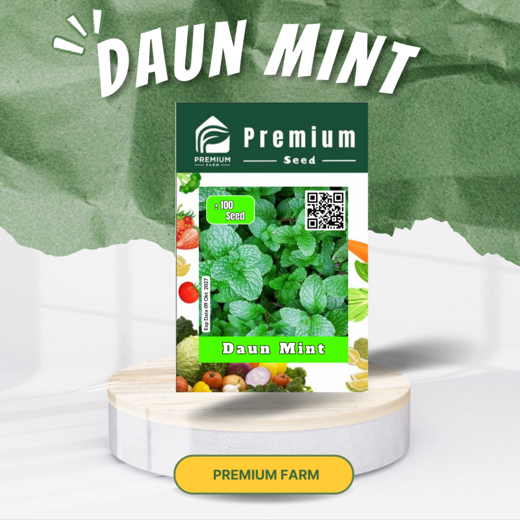 Jual LMR Premium Farm - Benih Biji Bibit Daun Mint Pappermint Daun ...