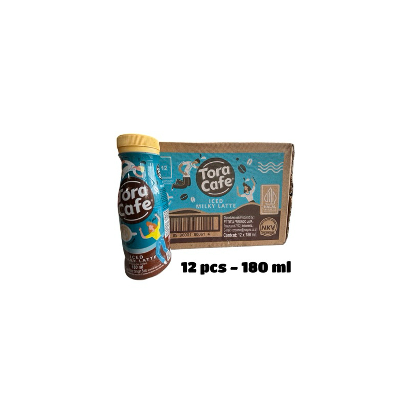 Jual Tora Cafe Iced Milk Latte 12 Pcs - 180 ml | Shopee Indonesia