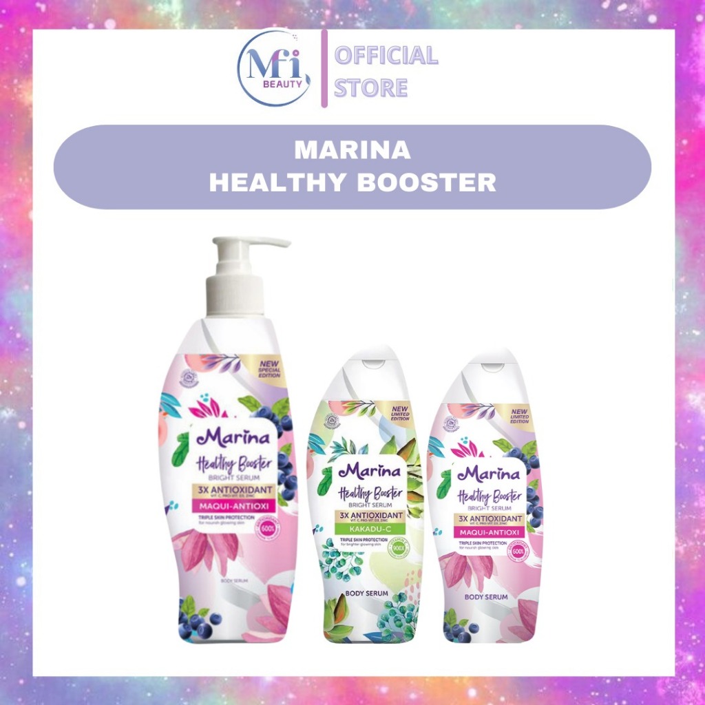 Jual MFI - Marina Healthy Booster Body Serum Series l Netto 185 mL ...