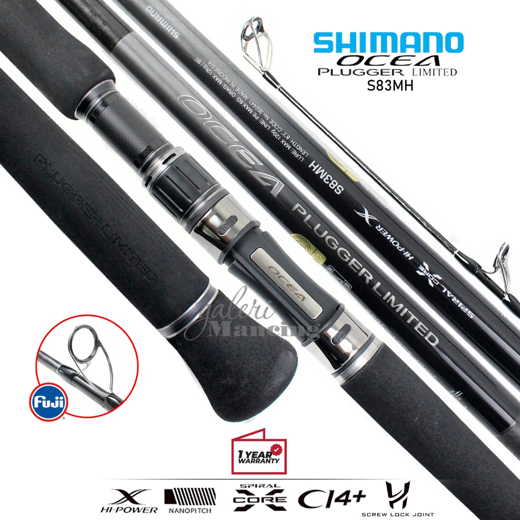 Jual Joran Shimano Ocea Plugger Limited 2021 | Fuji Sic Ring & CI4+ | Spinning [2021] Resmi ...