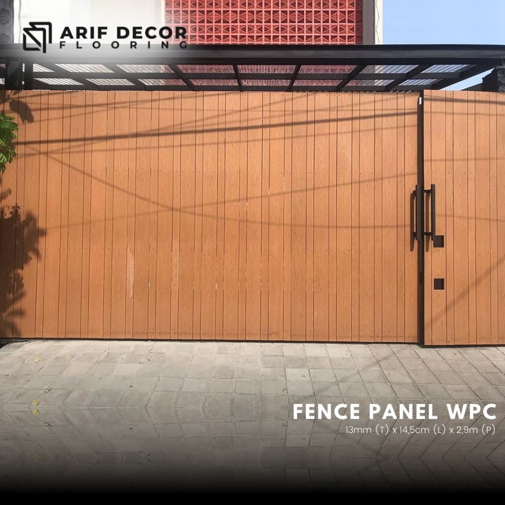Jual Terbaru Pagar WPC Outdoor-Indoor / Pagar Kayu Rumah / Fence Panel ...