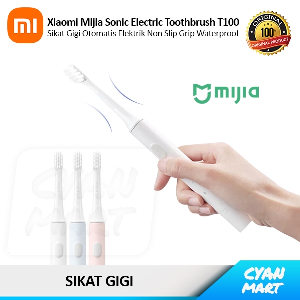 Jual Sikat Gigi Elektrik Xiaomi Mijia Sonic Electric Toothbrush T100 | Shopee Indonesia