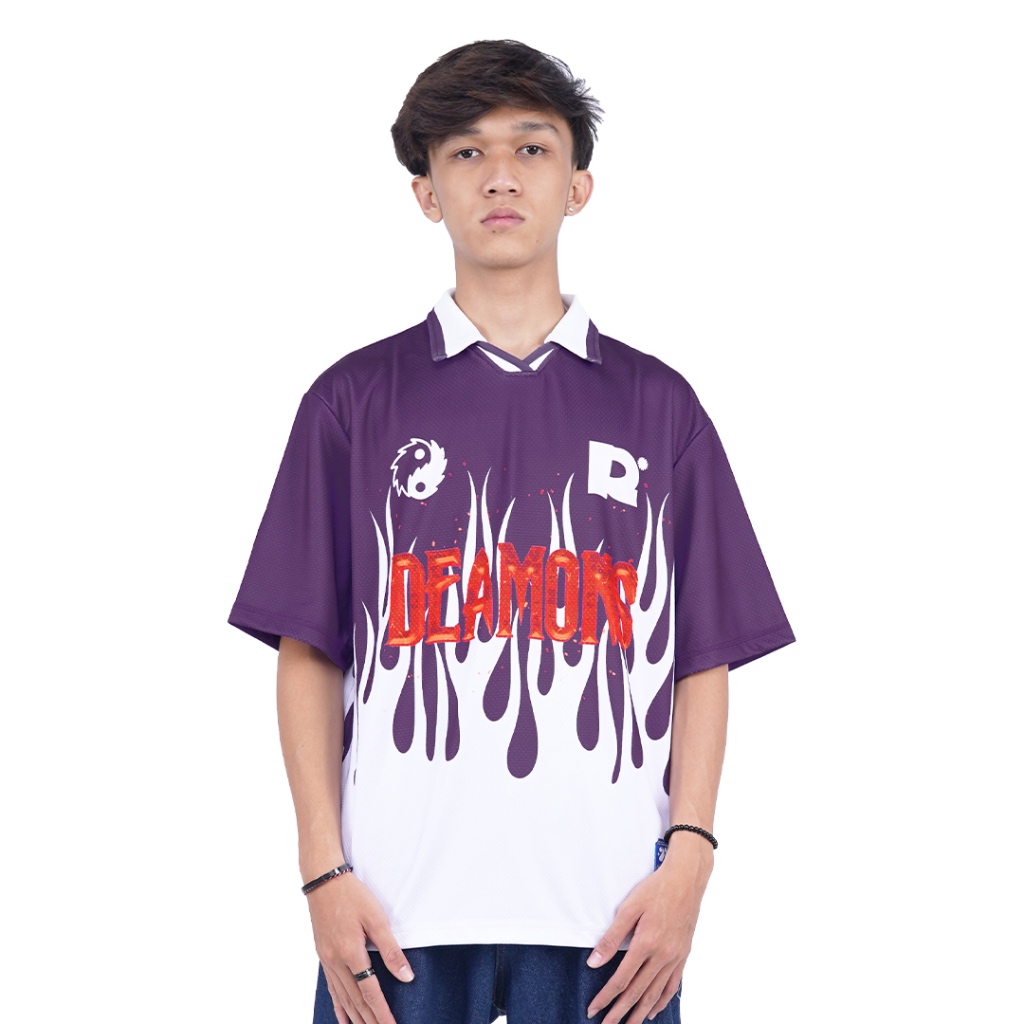 Jual RZQ / DEAMONS / OOTD SERIES / Jersey / Oversize / Streetwear ...