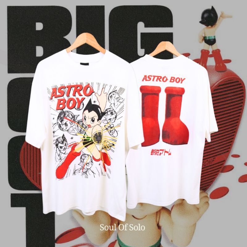 Jual SOS VINTAGE ASTRO BOY MSCHF BIG RED BOOTS | Shopee Indonesia