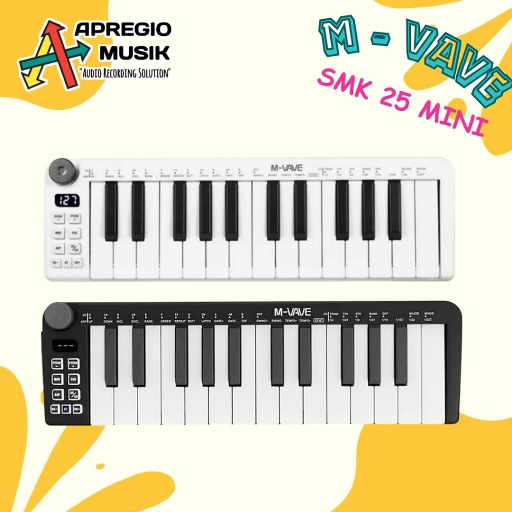 Jual M-VAVE mvave SMK 25 MINI SKM25 MINI Bluetooth 25 Keys Portable ...