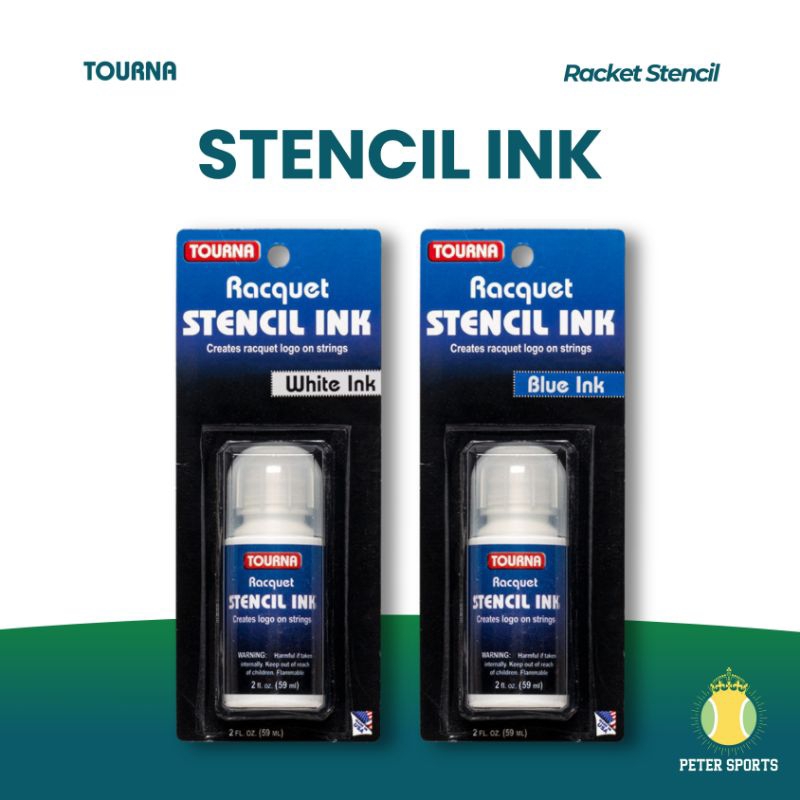 Jual Tourna Stencil Ink - Tinta Pewarna Logo Senar Raket | Shopee Indonesia