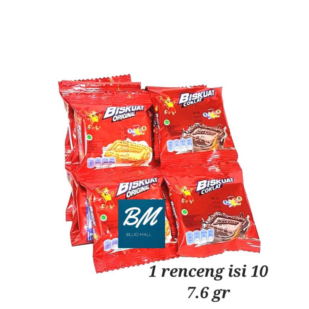 Jual Biskuat Biskuit Renceng KECIL (isi 10 Pcs 7.6 gr) | Shopee Indonesia
