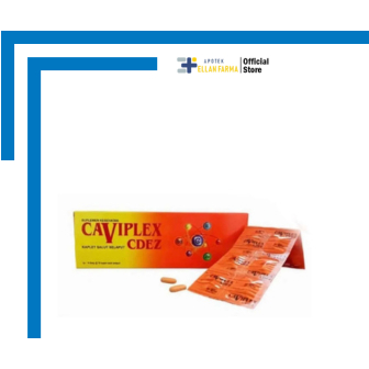 Jual CAVIPLEX CDEZ STRIP ISI 10 KAPLET/ BOX ISI 100 KAPLET | Shopee ...