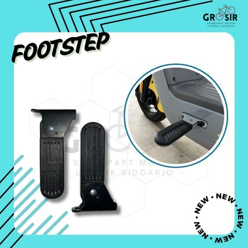 Jual Pijakan Kaki FootStep Depan Sepeda Listrik Skuter Listrik Motor ...