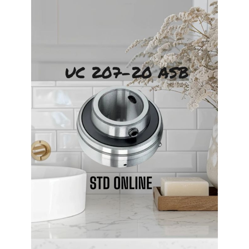 Jual Bearing insert UC 207-20 ( Daleman Only) / Uc207-20 Asb | Shopee ...