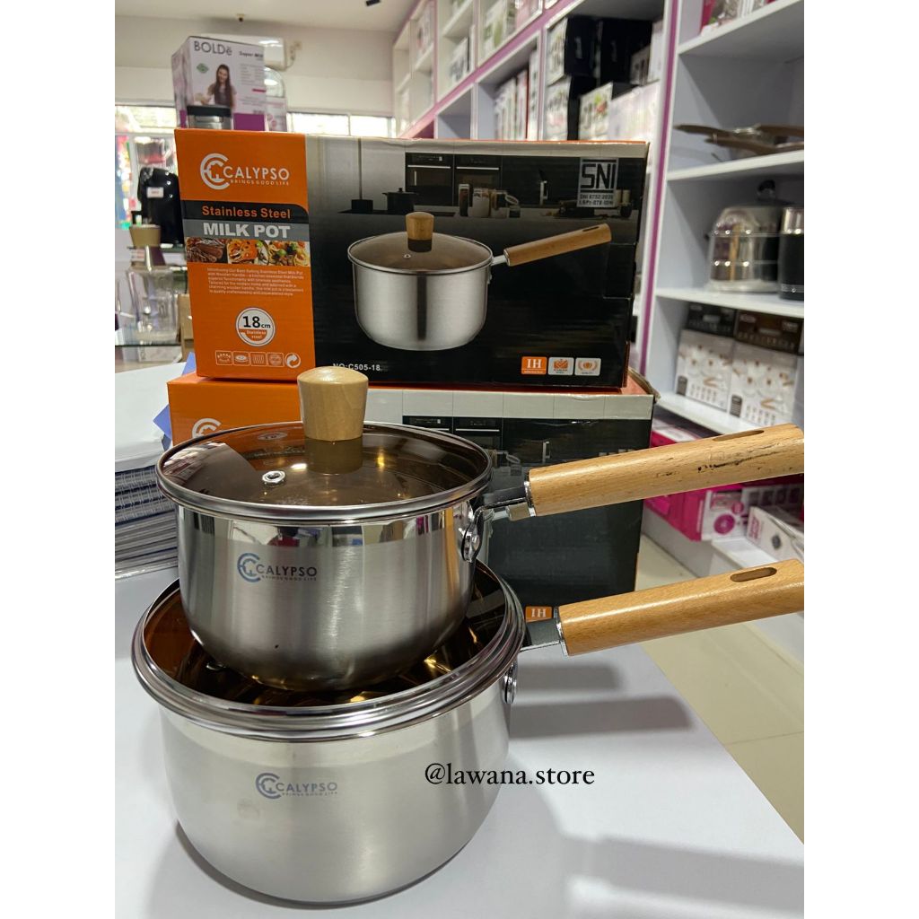 Jual PANCI SUSU / PANCI SUP MULTIFUNGSI CALYPSO 18 CM | 22 CM STAINLESS ...