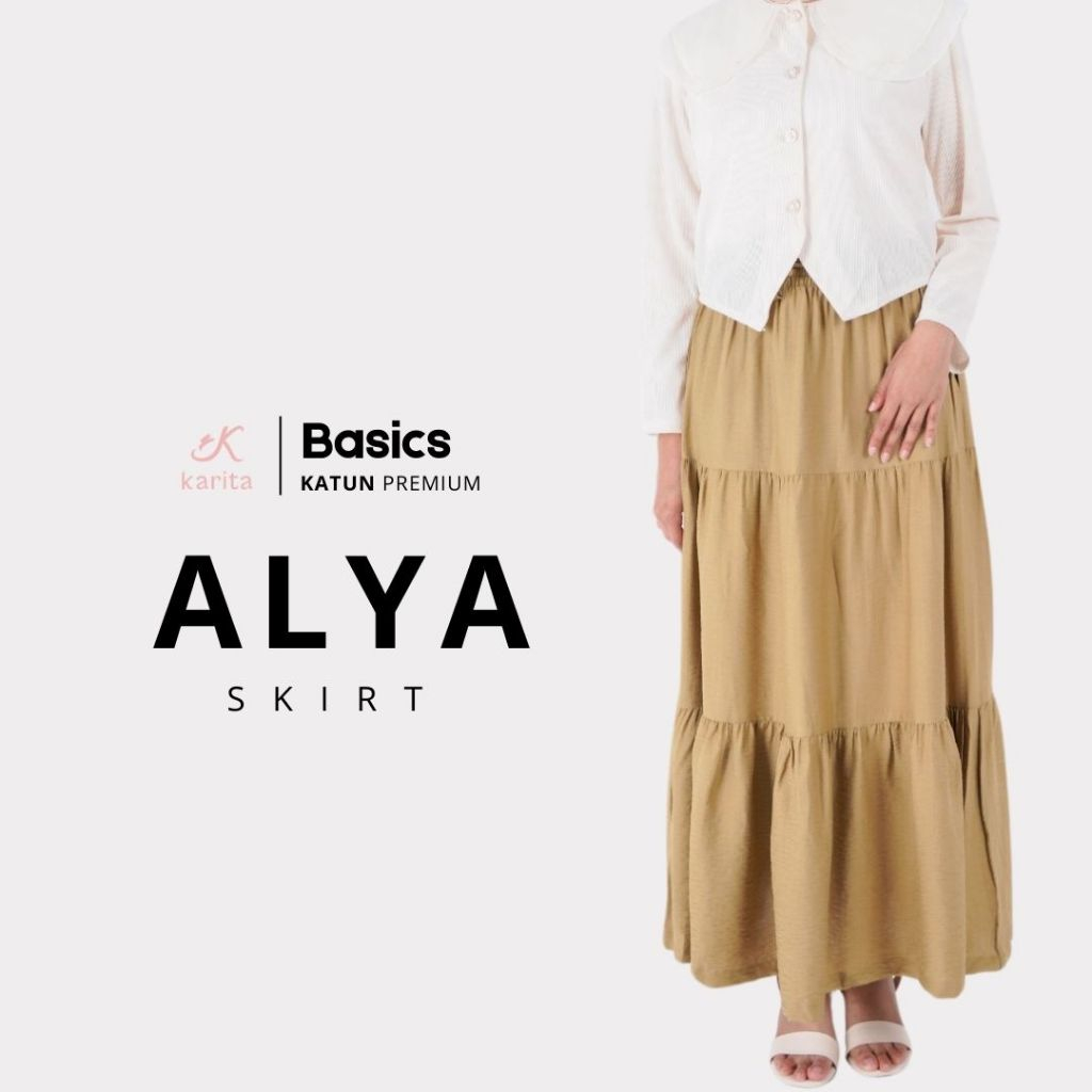 Jual Karita - Rok Katun Pastel Alya | Shopee Indonesia