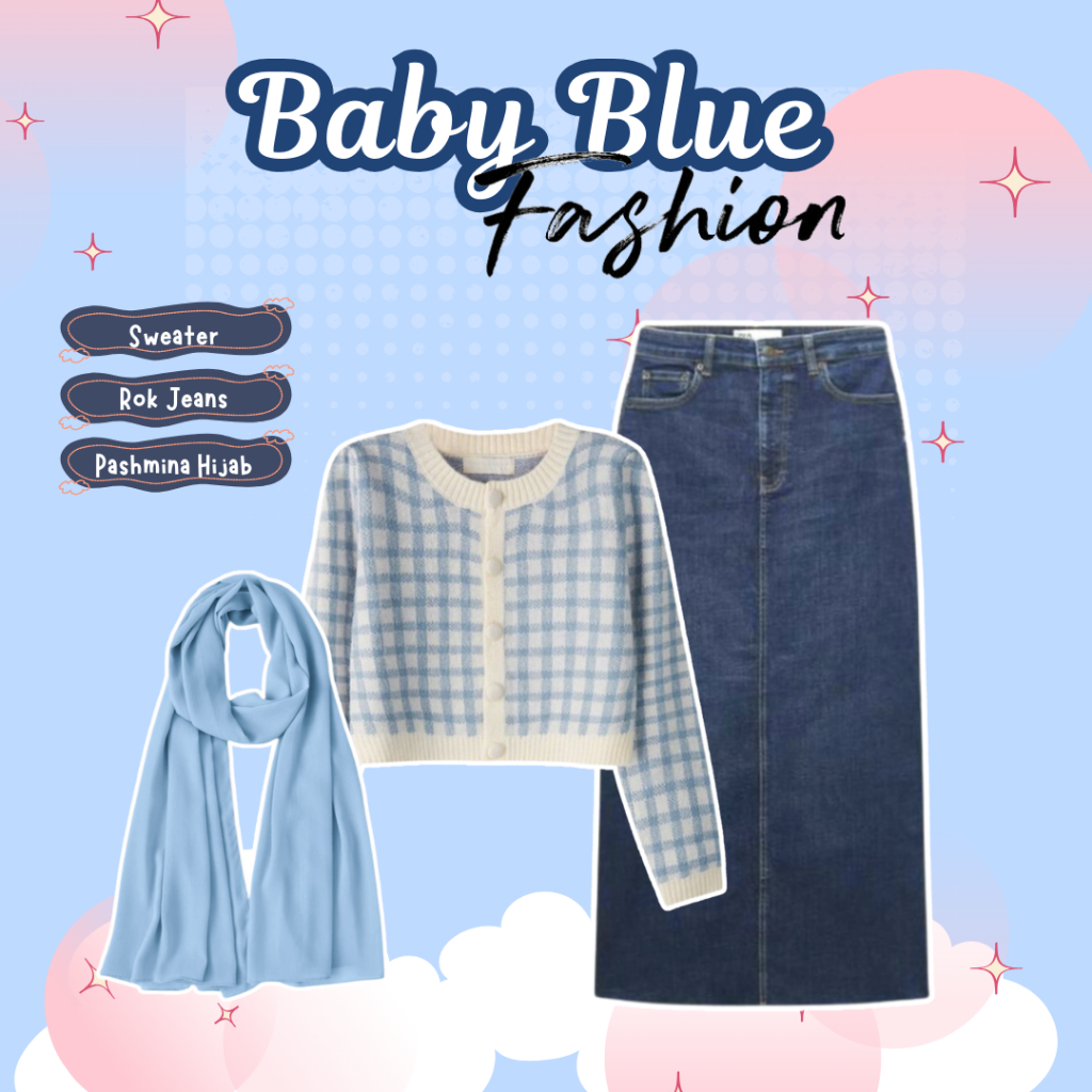 Jual sharenaoutfit - 3 IN 1 One Set Hijab Korean Style Outfit Remaja Wanita Kekinian One Set ...