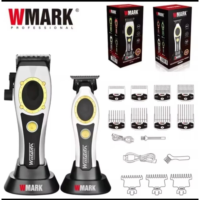 Jual wmark set wmark combo paket barber paket cukur clipper terbaik ...
