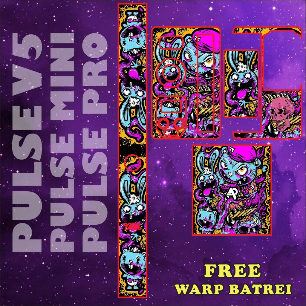 Jual Stiker Pulse V5 & MINI & PRO Fullbody Hologram Maxdecal Premium | Shopee Indonesia