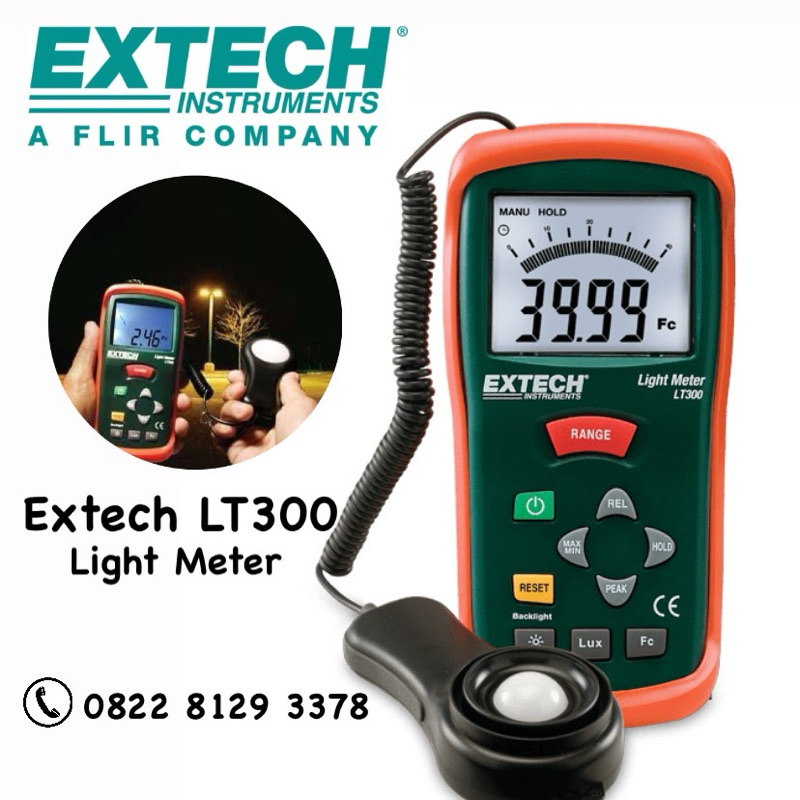 Jual Extech LT300 Light Meter - LT300 Extech | Shopee Indonesia