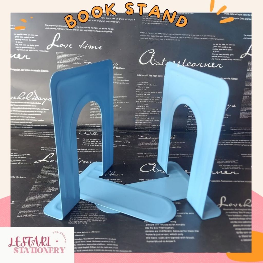 Jual Book Stand Besi | book End | Penyangka Buku Besi | end book ...