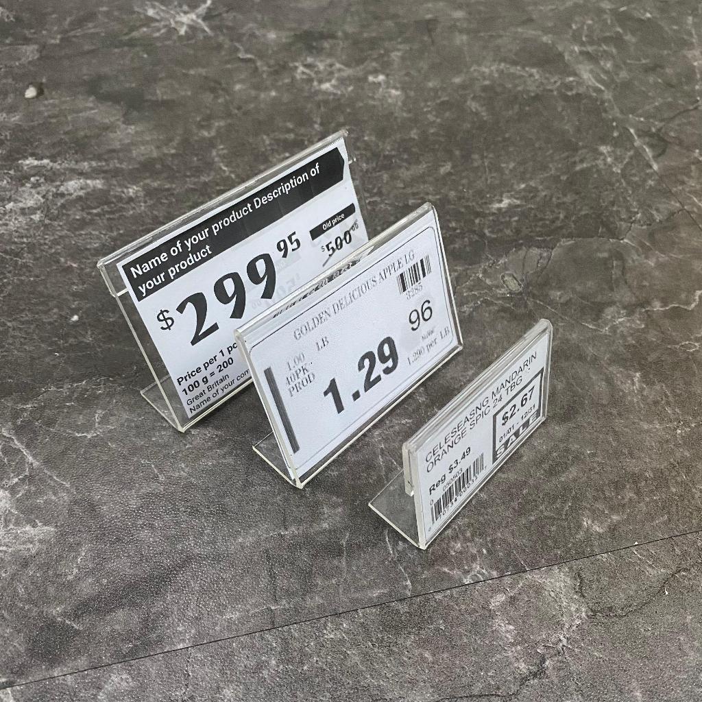 Jual Pricetag Akrilik | Label Harga | Label Produk | Display Harga ...