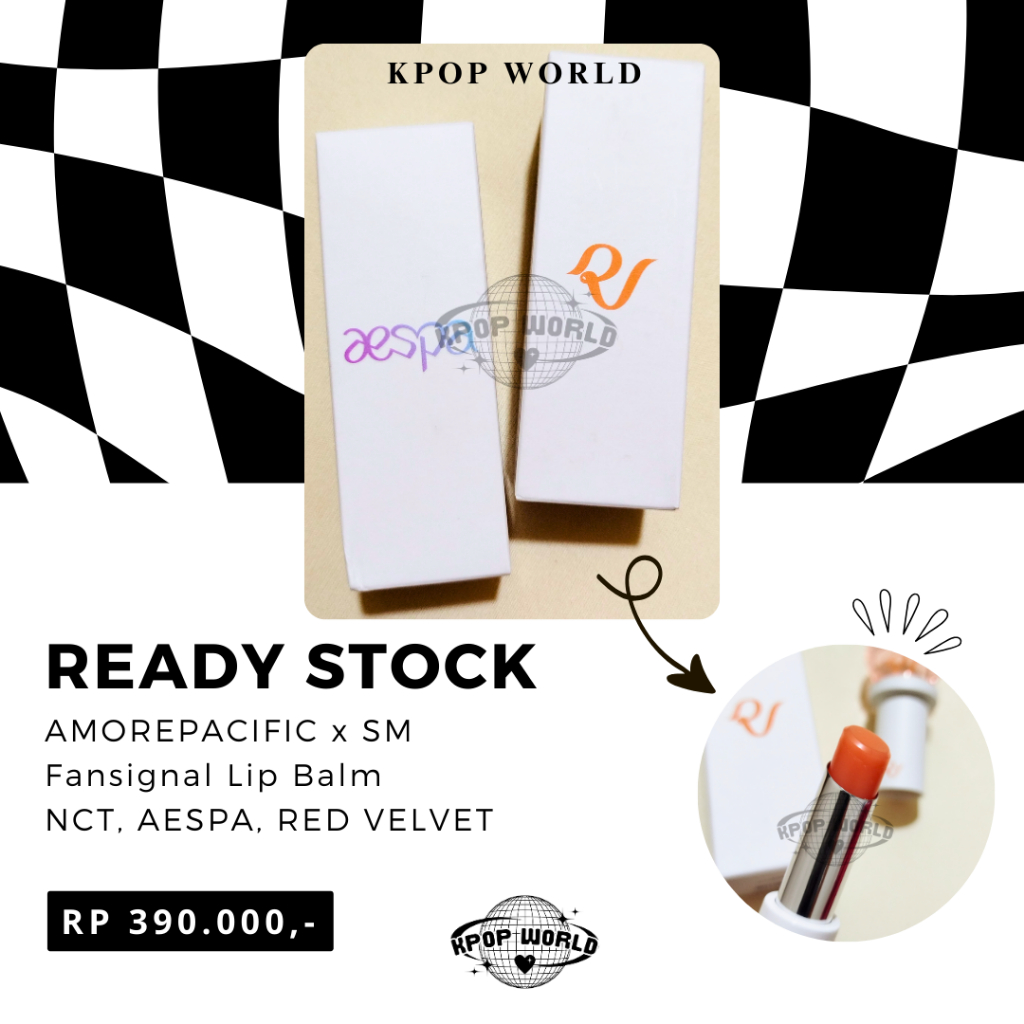 Jual KPOP WORLD | Fansignal Lipbalm NCT, Aespa, Red Velvet | Shopee ...
