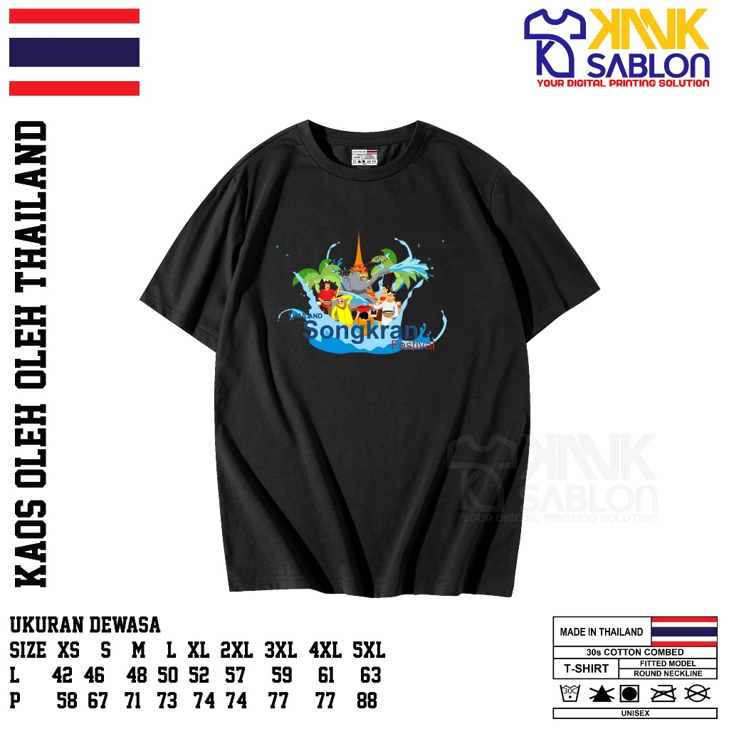 Jual KAOS T-SHIRT OLEH OLEH THAILAND KODE A03 - Baju Souvenir Oleh Oleh Bangkok Banyak Gambar I ...