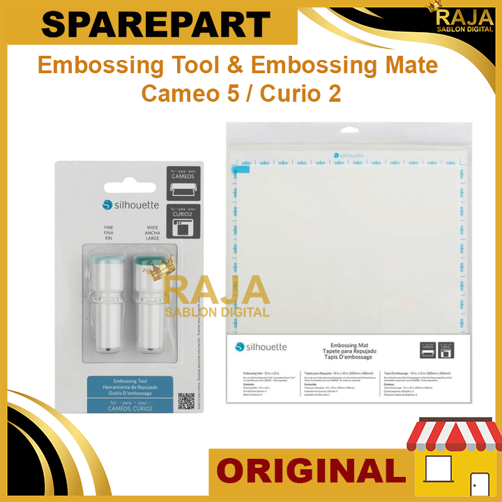 Jual Silhouette Embossing Tool Set & Embossing Mat 12x12 inch | Mesin ...