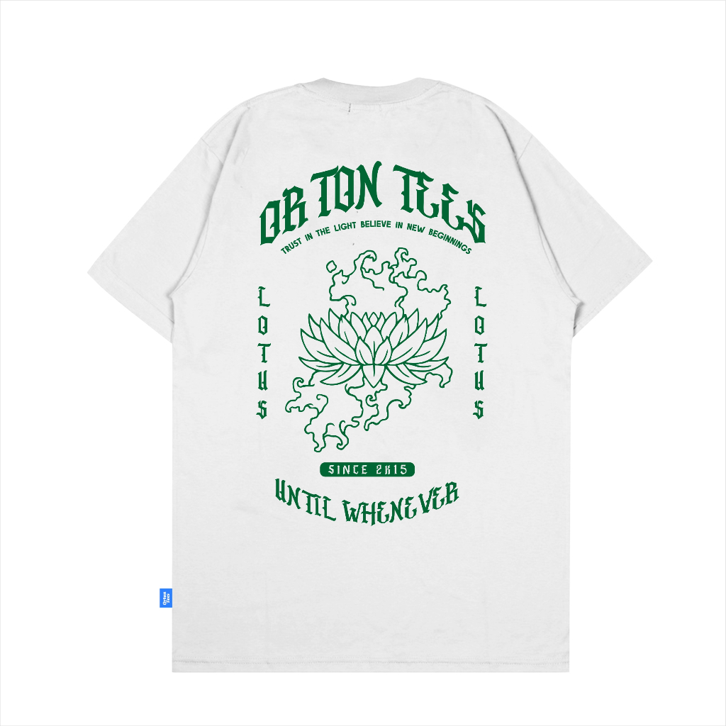 Jual ORTONTEES LOTUS Baju Kaos PUTIH Pria Wanita lengan pendek Kaos ...
