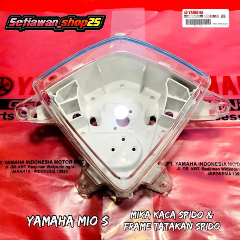Jual Frame Tatakan Dan Mika Kaca Spedometer Spido Kilometer MIO S B3B ...