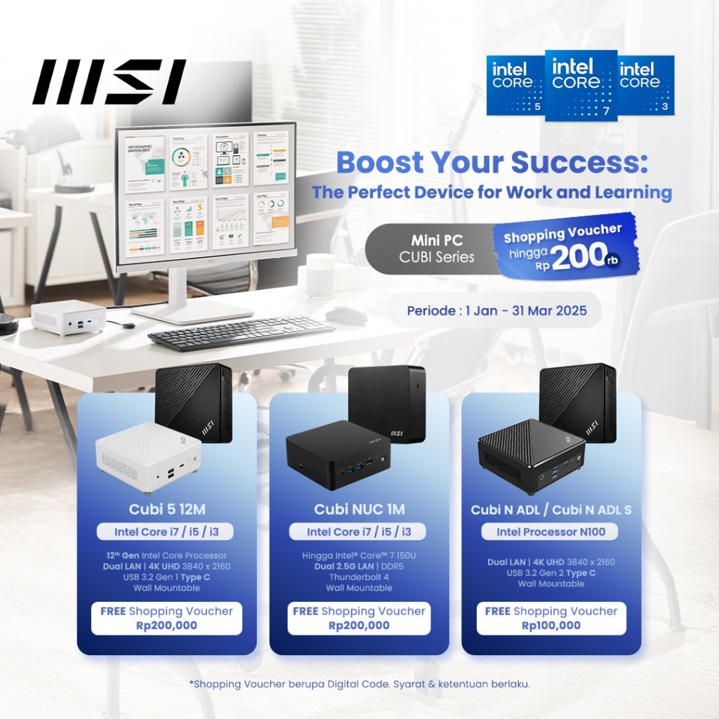 Jual MSI Mini Pc Cubi-5 12M - Intel Core i3-1215U Barebone | Shopee ...