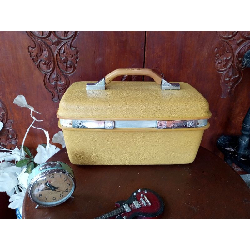 Jual Kotak Koper Kosmetik Make Up Perhiasan Jadul Antik Vintage Lawas ...