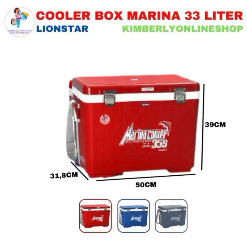 Jual Box Es Lion Star Marina LS 35 S 33 Liter Kotak Pendingin / Cooler ...