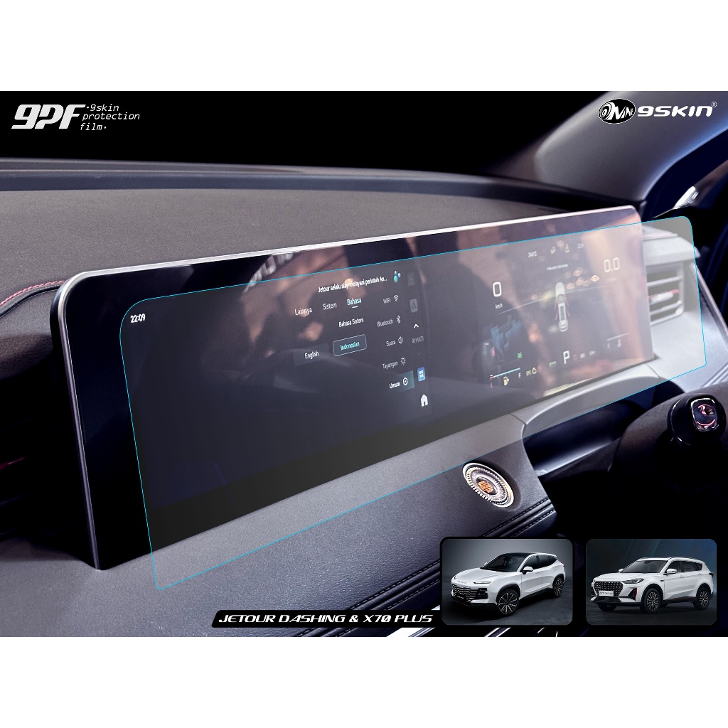 Jual PPF SPF Ultra Interior Jetour Dashing X70 Plus Head Unit & Panel ...