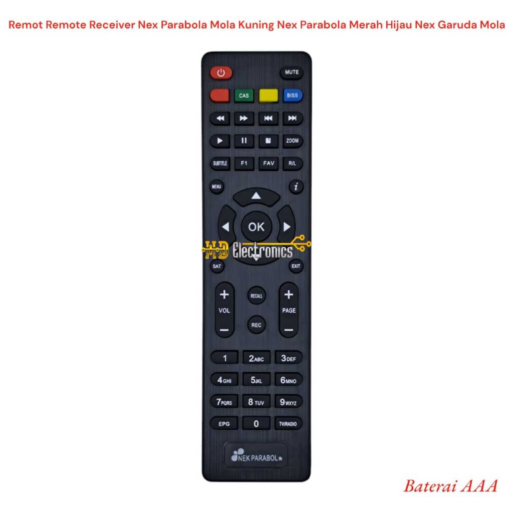 Jual Remot Remote Receiver Nex Parabola Mola Kuning Nex Parabola Merah ...