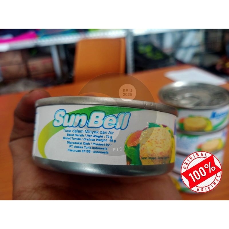 Jual Sun Bell Tuna dalam Minyak dan Air | sun bell katsuo Tuna chunk in ...