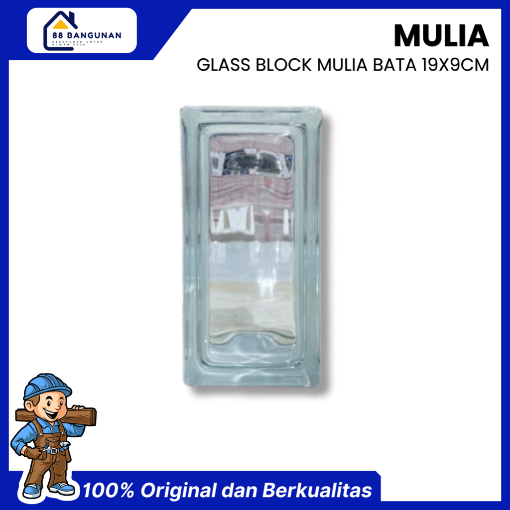 Jual GLASS BLOCK MULIA / GLASS BLOCK KACA RUMAH BARU BATA | 1 buah (1 ...