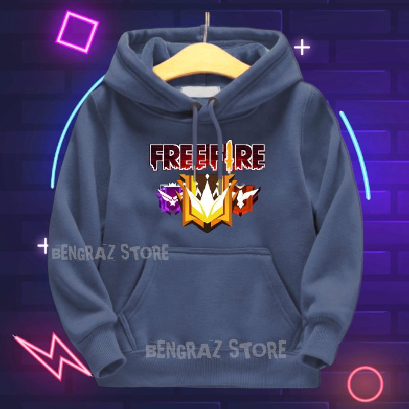 Jual Hoodie Anak FREE FIRE Laki Laki Usia 1-13thn Sweater Hodie Anak ...