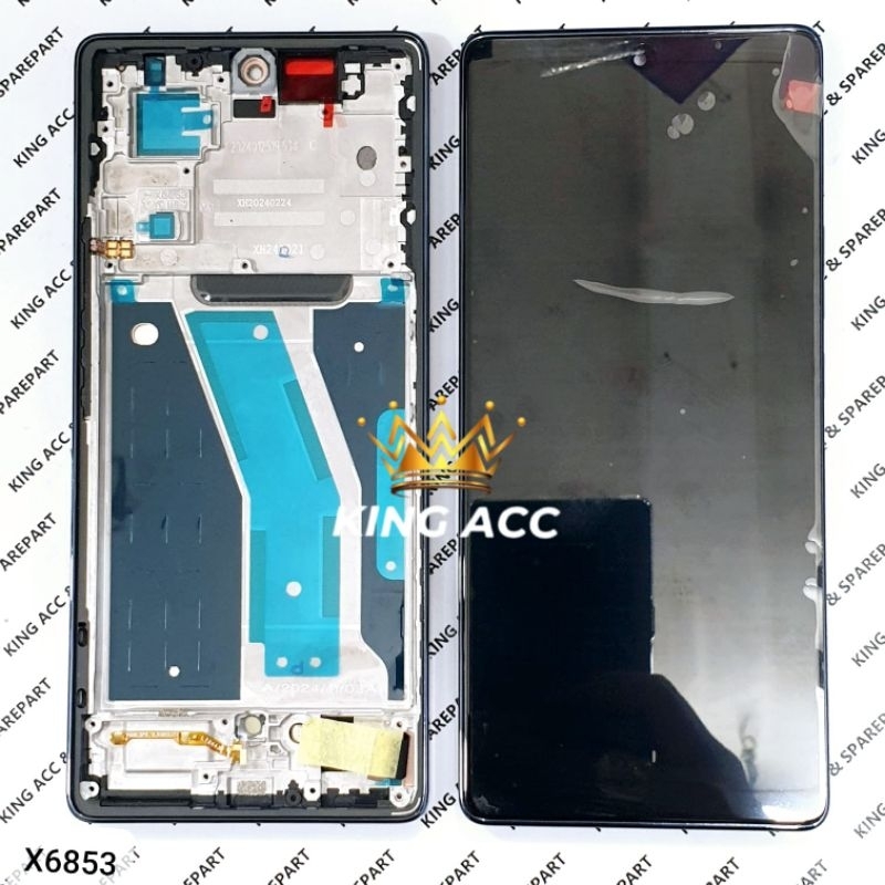 Jual LCD TOUCHSCREEN PLUS FRAME INFINIX NOTE 40 4G / X6853 ORIGINAL ...