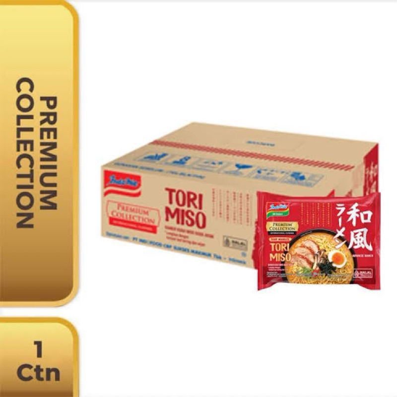 Jual INDOMIE MIE INSTANT PREMIUM JAPANESE TORI MISO RAMEN | Shopee Indonesia
