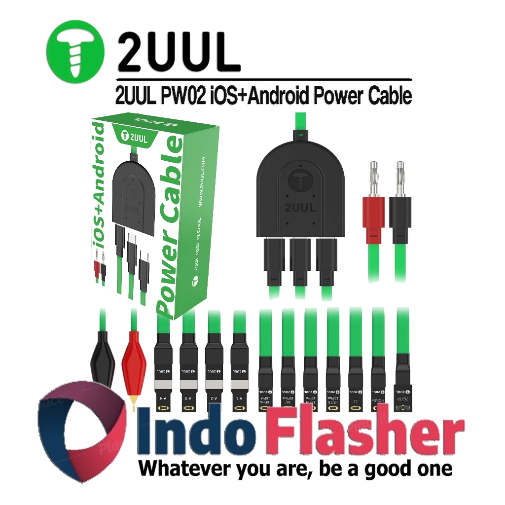 Jual 2UUL PW02 Kabel Power Supply iOS + Android Power Cable Kabel Daya Perbaikan Ponsel 2uul ...