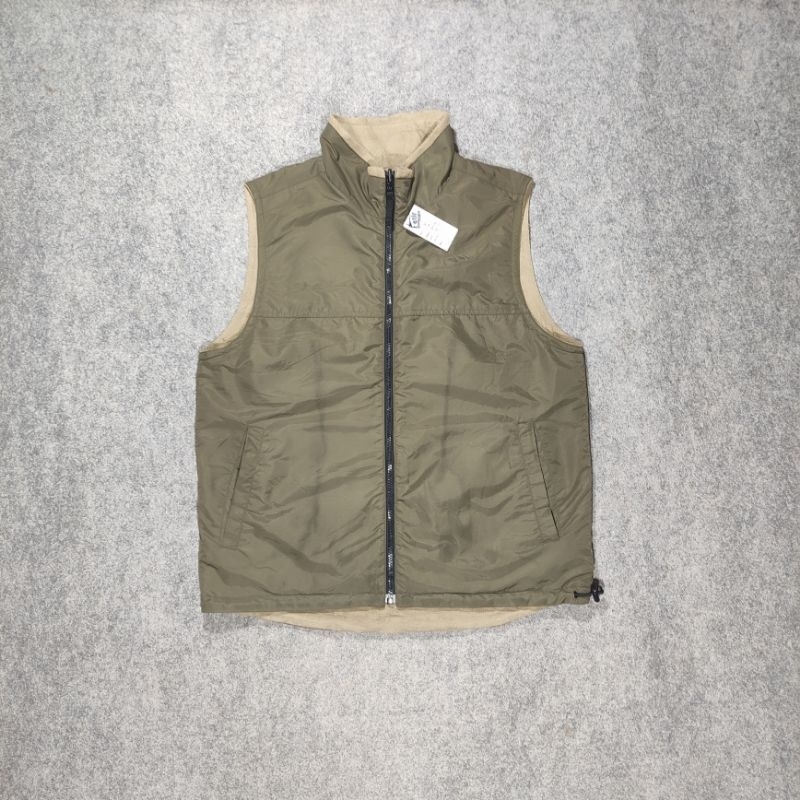 Jual Rompi / Vest Reversible UNIQLO Warna Hijau Teletong size tag M fit ...